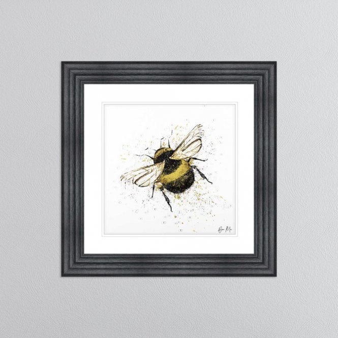 Bumble Bee - Charcoal Frame - 75x75cm - Solent Beds & Furniture Ltd