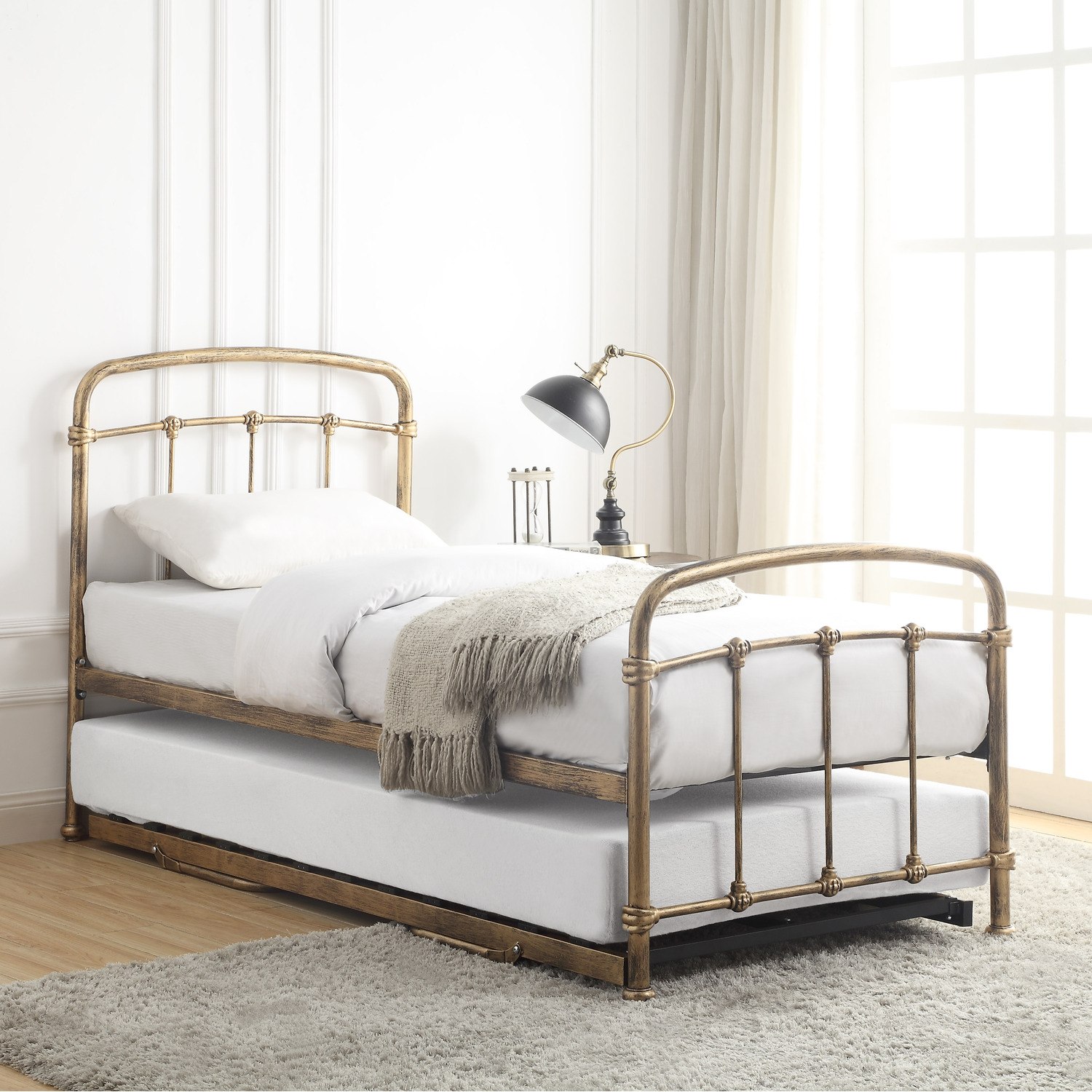 Monty Guest Bed - Black - Solent Beds & Furniture Ltd