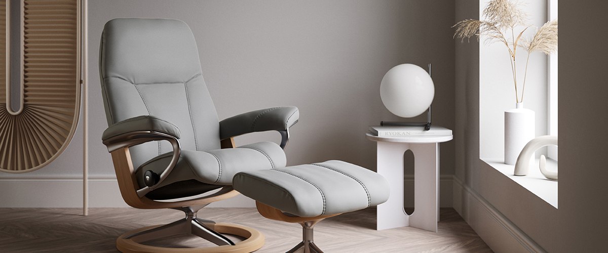 Stressless Large Consul Chair - Solent Beds & Furniture Ltd